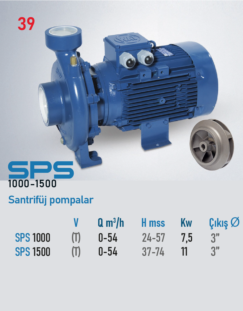 SPS 1000 T - pompa com